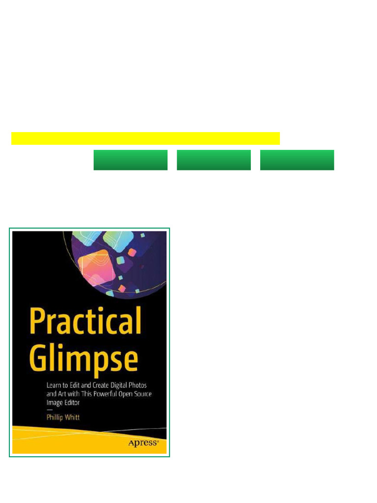 (Ebook) Practical Glimpse: Learn To Edit and Create Digital Photos and ...
