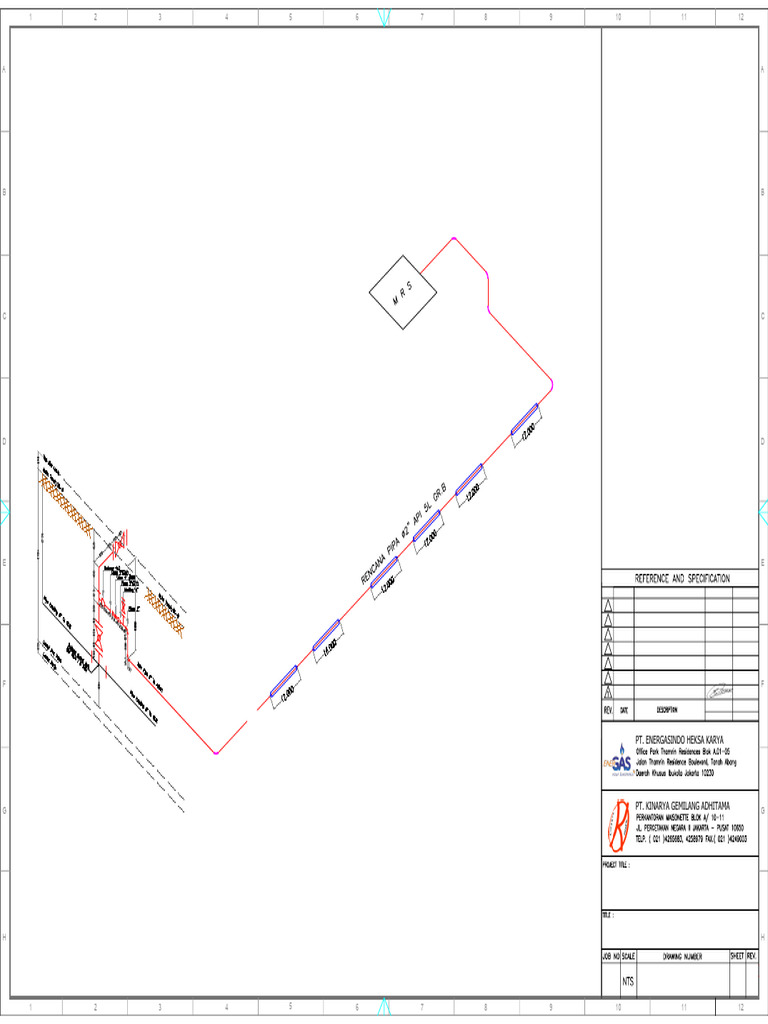 MEP DW 0625 5322 002 Gambar Isometric Rev.2 | PDF