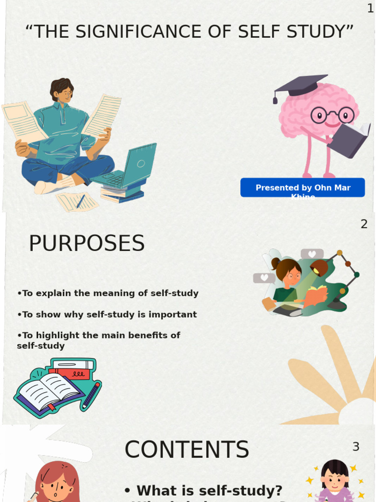 Self Study | PDF