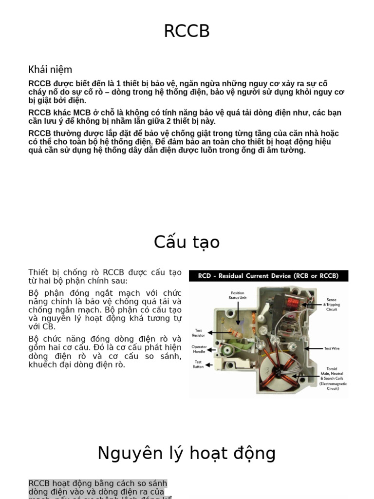 RCCB | PDF