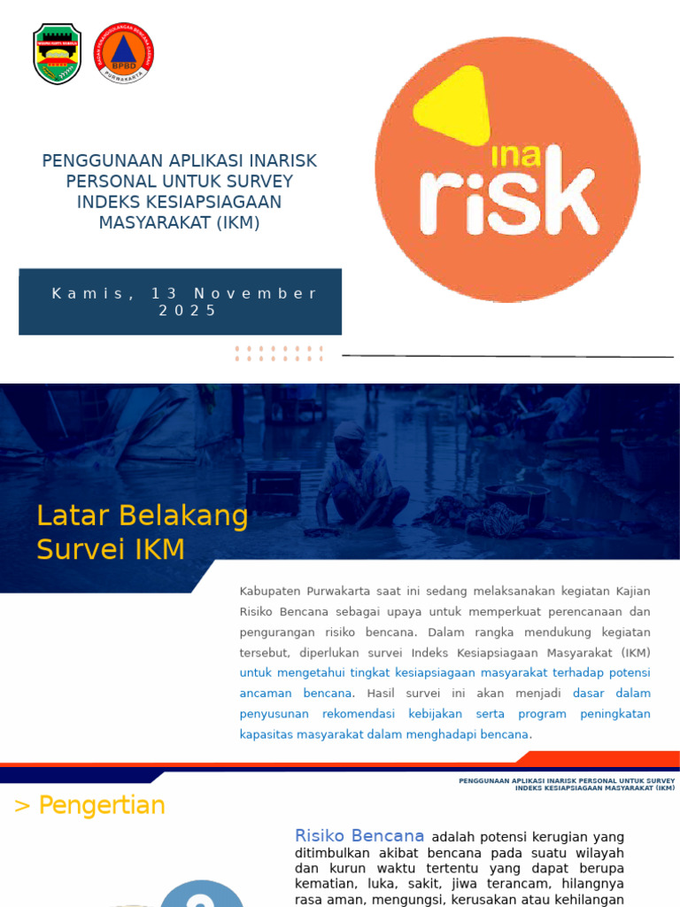 Langkah Pengisian IKM Inarisk | PDF