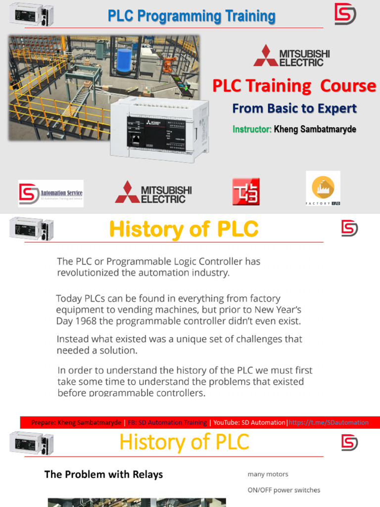 PLC Training: From Basics to Expert | PDF | Programmable Logic ...