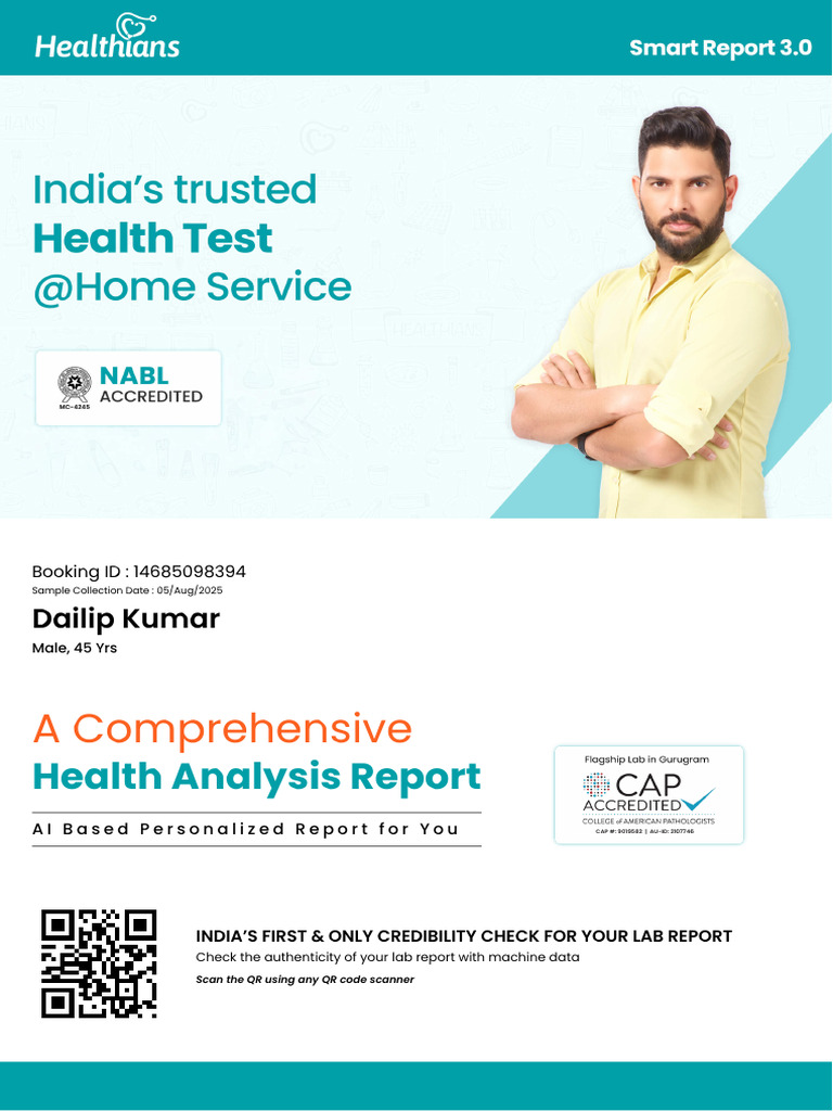 India's First Lab Report Credibility Check | PDF | Glycated Hemoglobin ...
