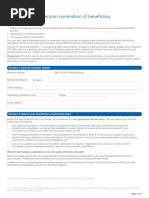 Binding Death Benefit Nomination Form | PDF | Taxes | Deed Of Trust ...