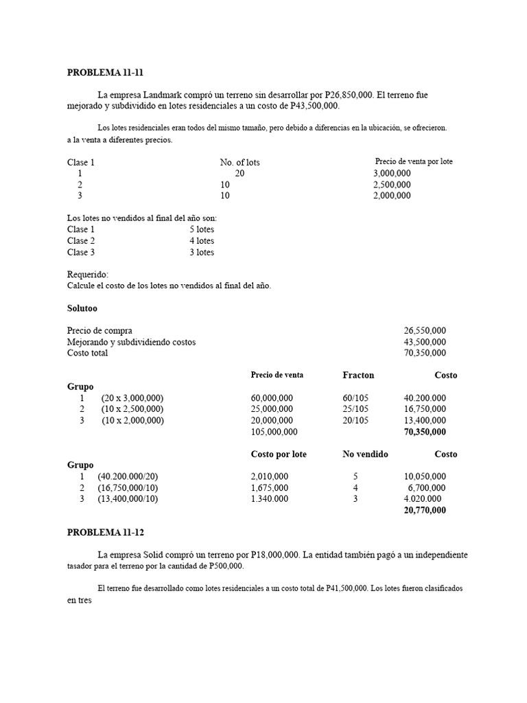 Capítulo 11 (Problema 11-20) Ia1 | PDF