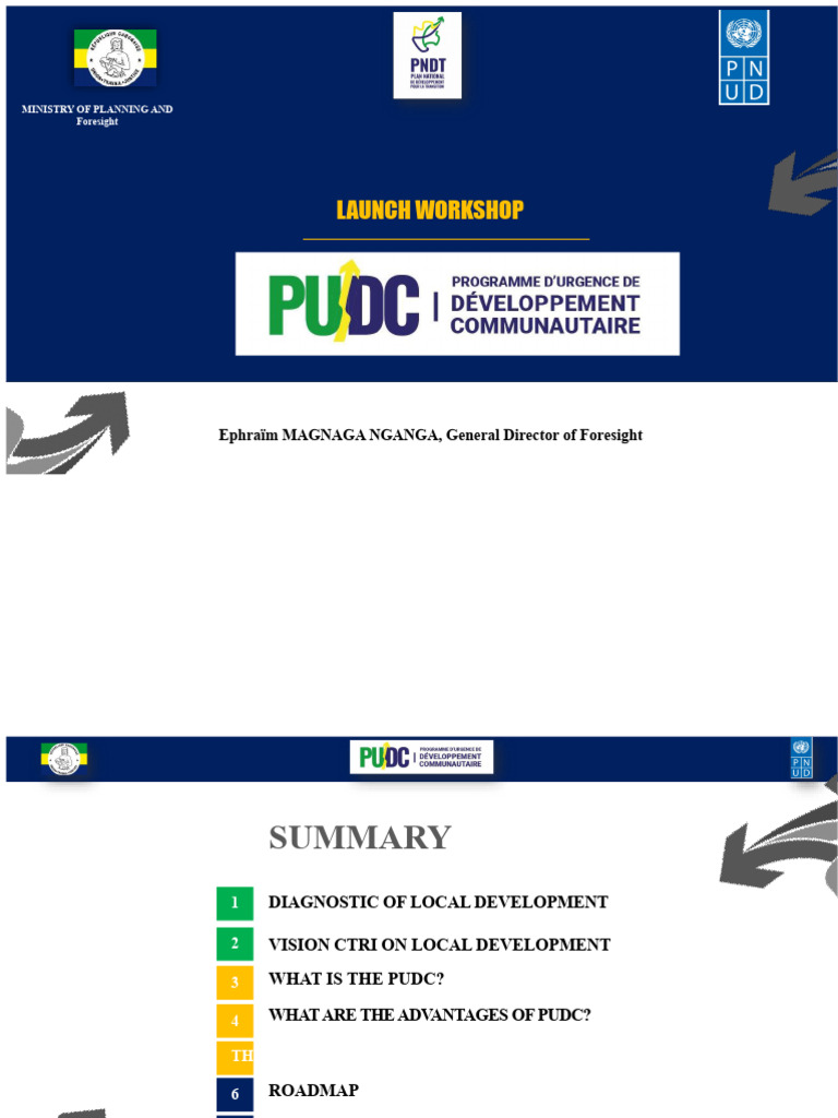 PUDC GABON Presentation | PDF | Economies