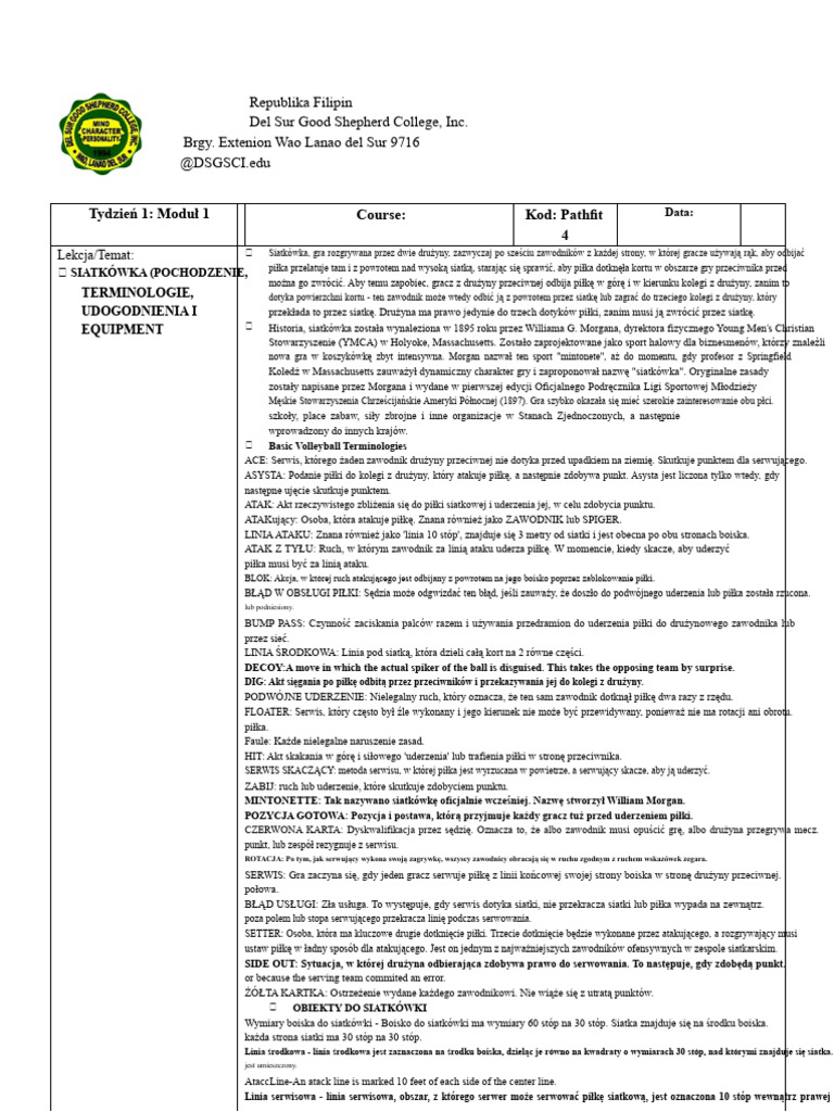 Moduł 1 W Pathfit 4 | PDF