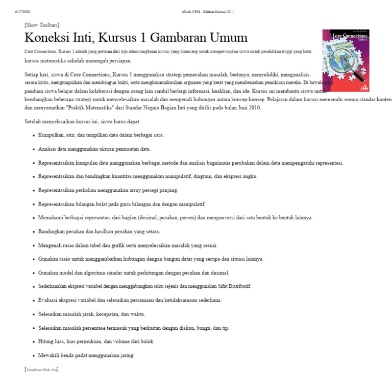 CPM eBooks - CC Kursus 1 Gambaran Umum.pdf | PDF
