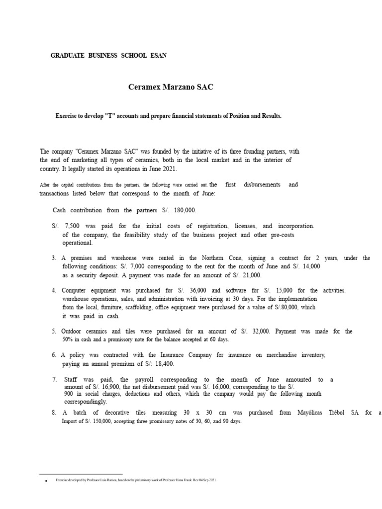 CERAMEX MARZANO SAC (B) Set 2021 | PDF | Business | Financial Services