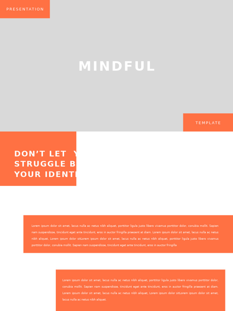 Mindful Presentation Template | PDF