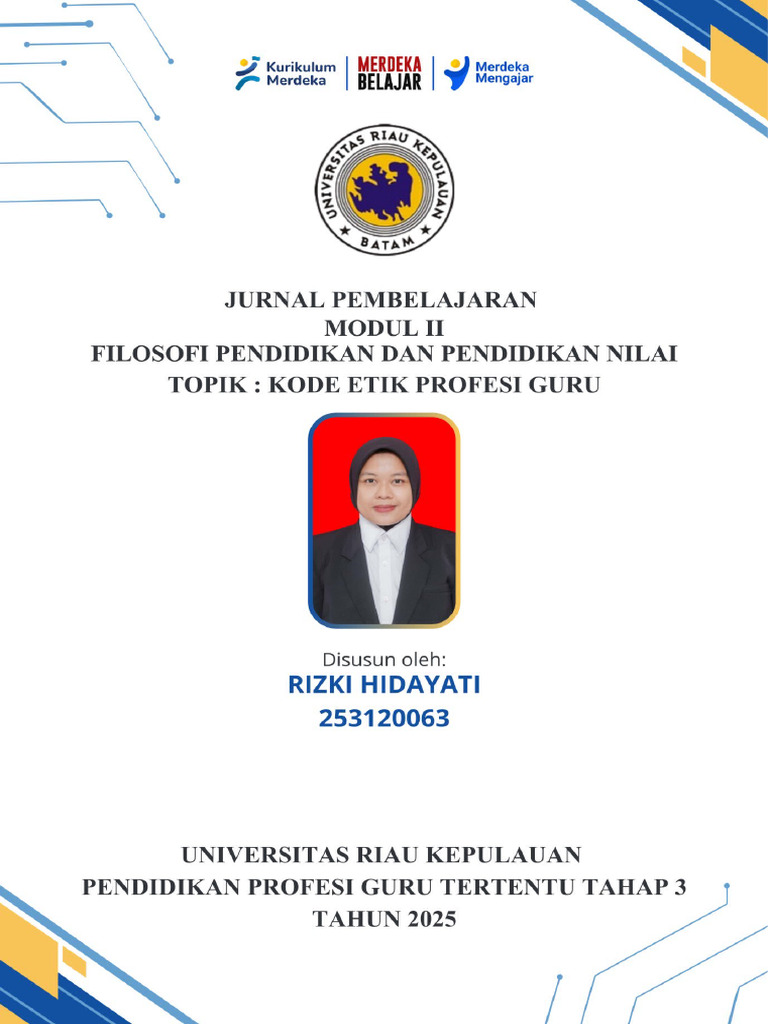 Jurnal Kode Etik Guru Ppg (Rizki_hidayati) | PDF
