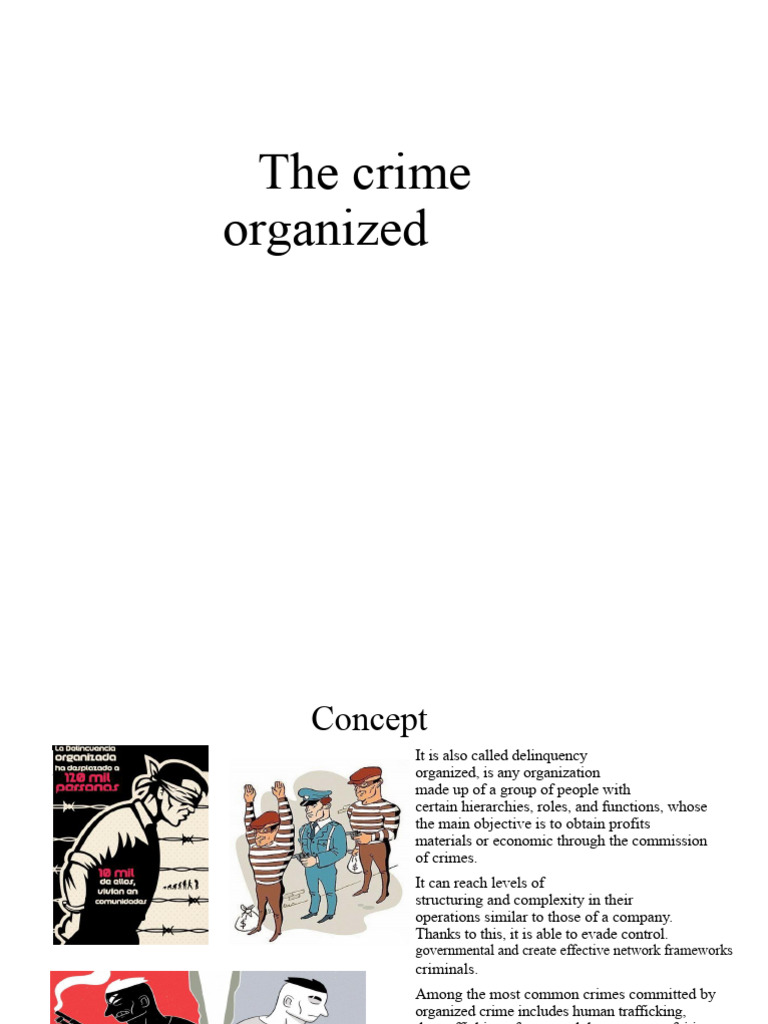 Organized Crime | PDF | Organized Crime | Crimes