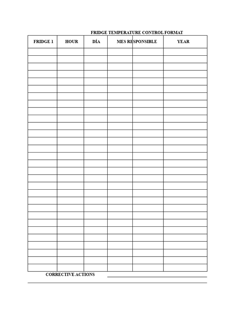 Temperature Control Format Refrigerator | PDF