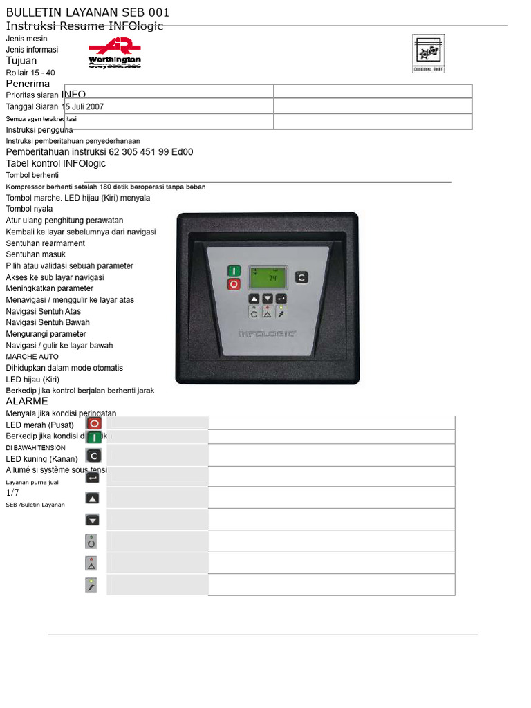 Petunjuk INFOLOGIC | PDF