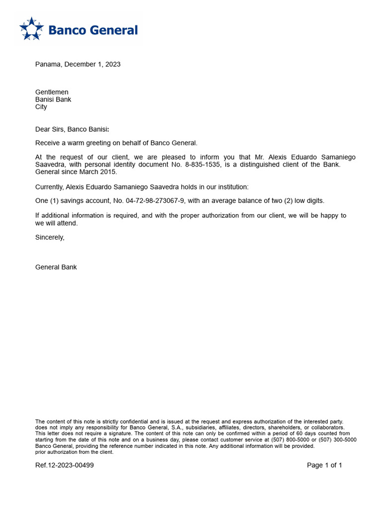 Reference Letter | PDF