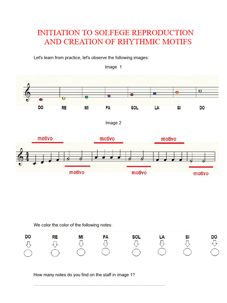Introduction To Solfeggio | PDF | Learning | Cognitive Science