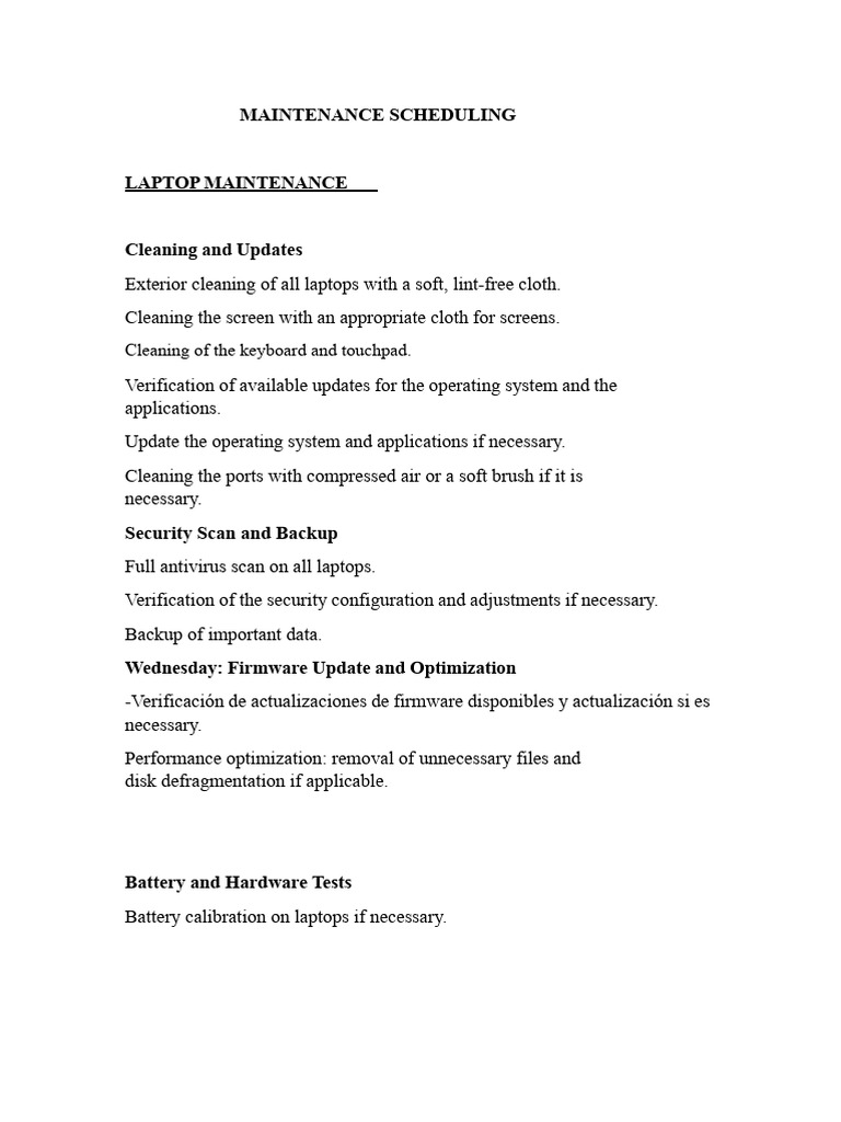 Comprehensive Device Maintenance Guide | PDF | Operating System | Laptop