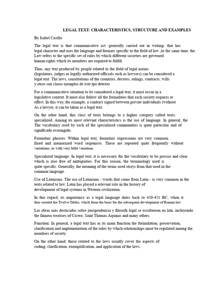 Legal Text | PDF | Roman Law