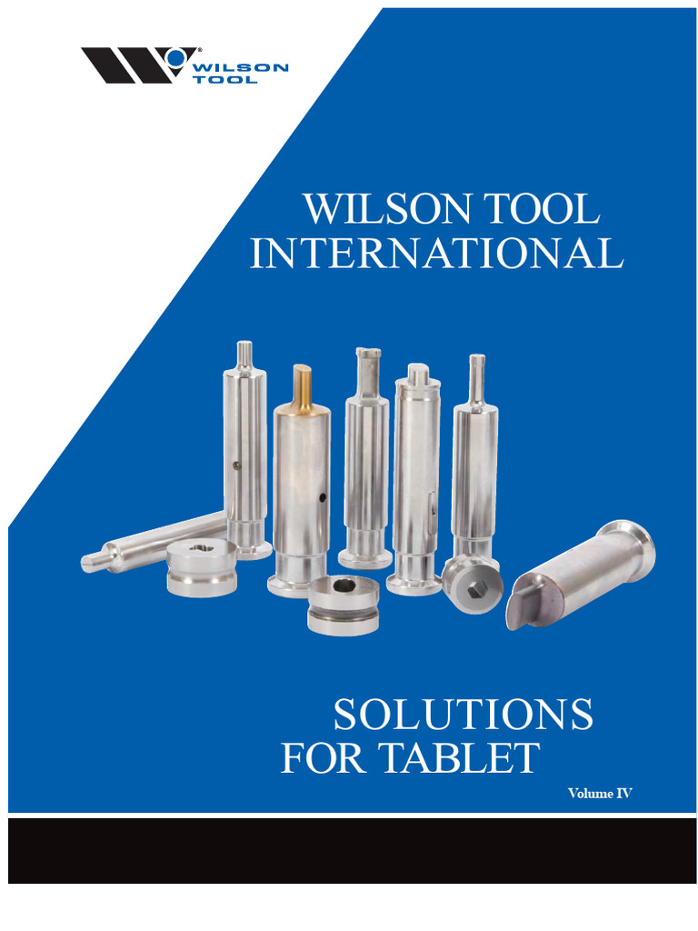 Tablet Solutions by Wilson Tool International | PDF | Tablet (Pharmacy ...