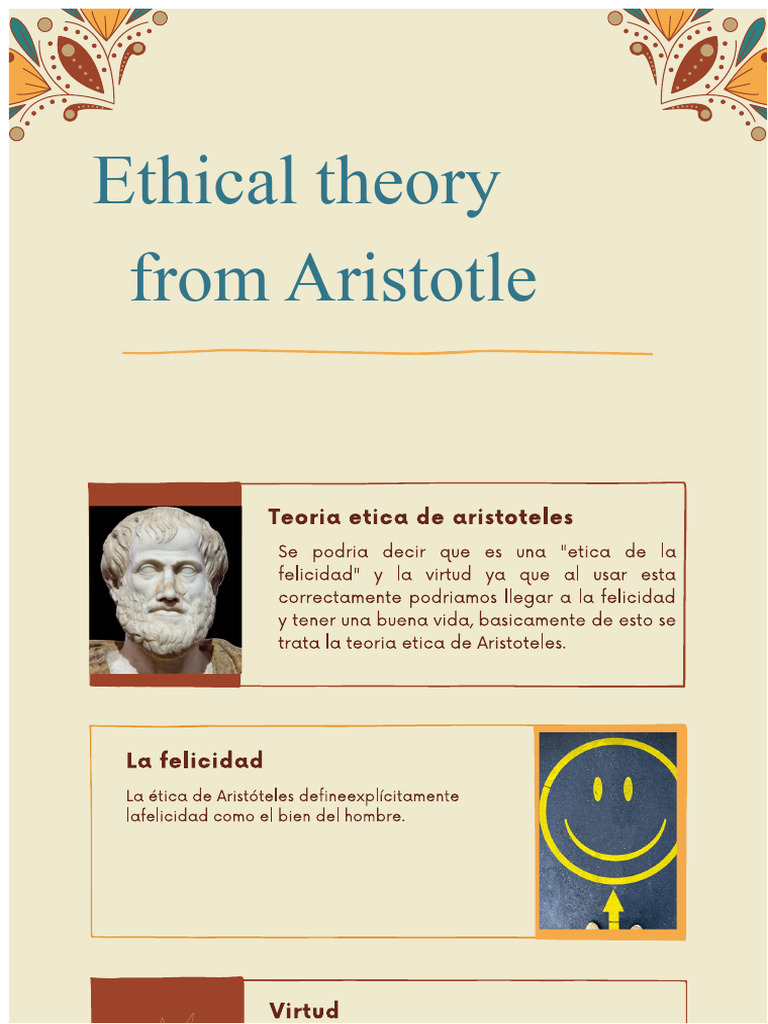 Infographic On Aristotle's Ethical Theory | PDF