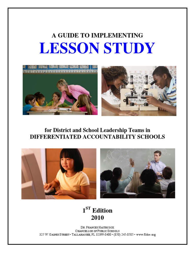 A Guide To Implementing Lesson Study | PDF | Teachers | Lesson Plan