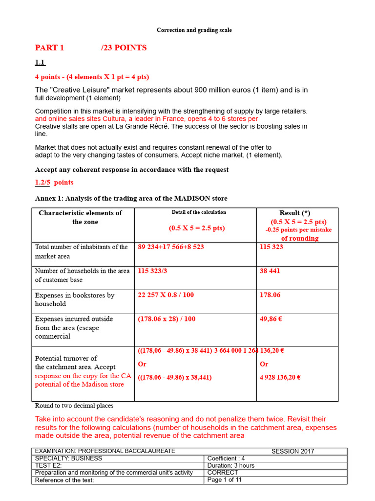 Corrected File - Professional Baccalaureate Commerce - June 2017 | PDF ...