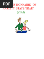 STAI Short Form Scoring Guide | PDF | Applied Psychology | Clinical ...