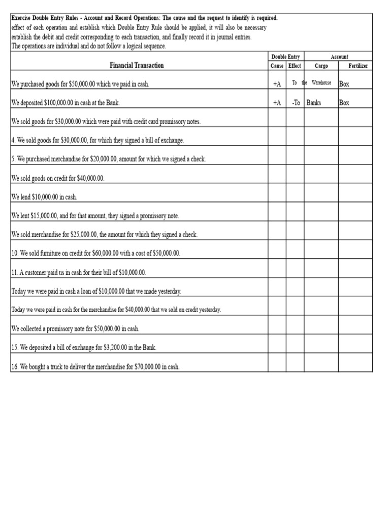 Exercise Journal Entries (130 Entries) | PDF | Negotiable Instrument | Cash