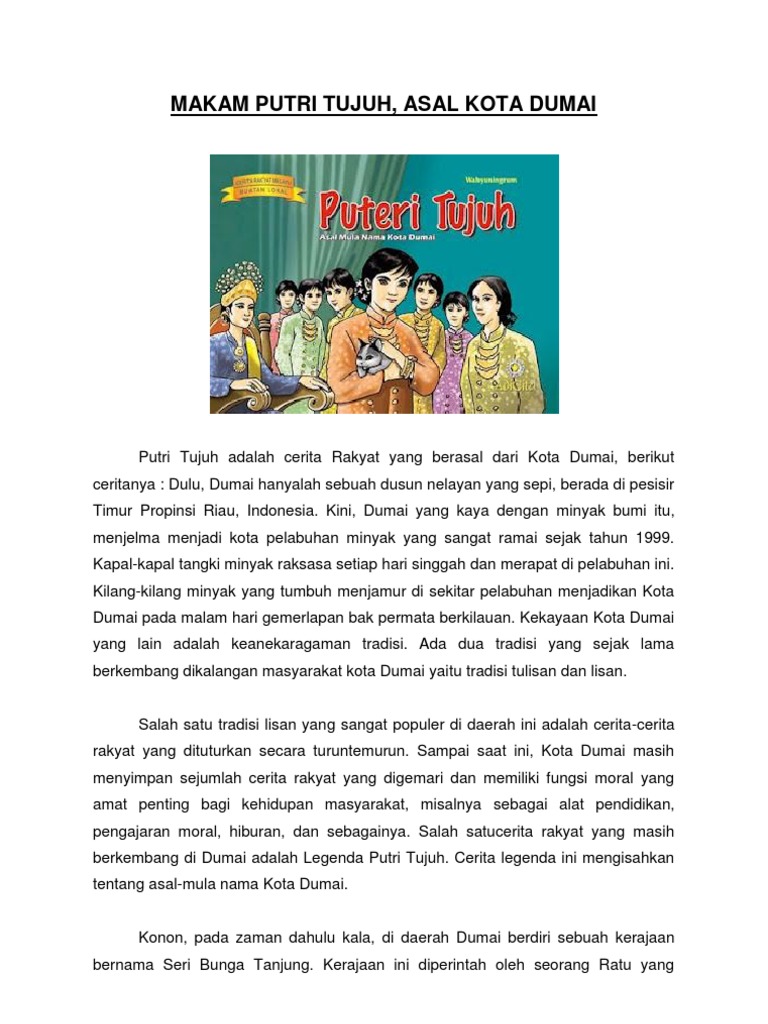 Legenda Putri Tujuh | PDF