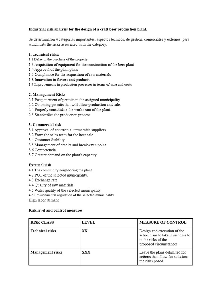 Risk Matrix | PDF | Risk | Pollution