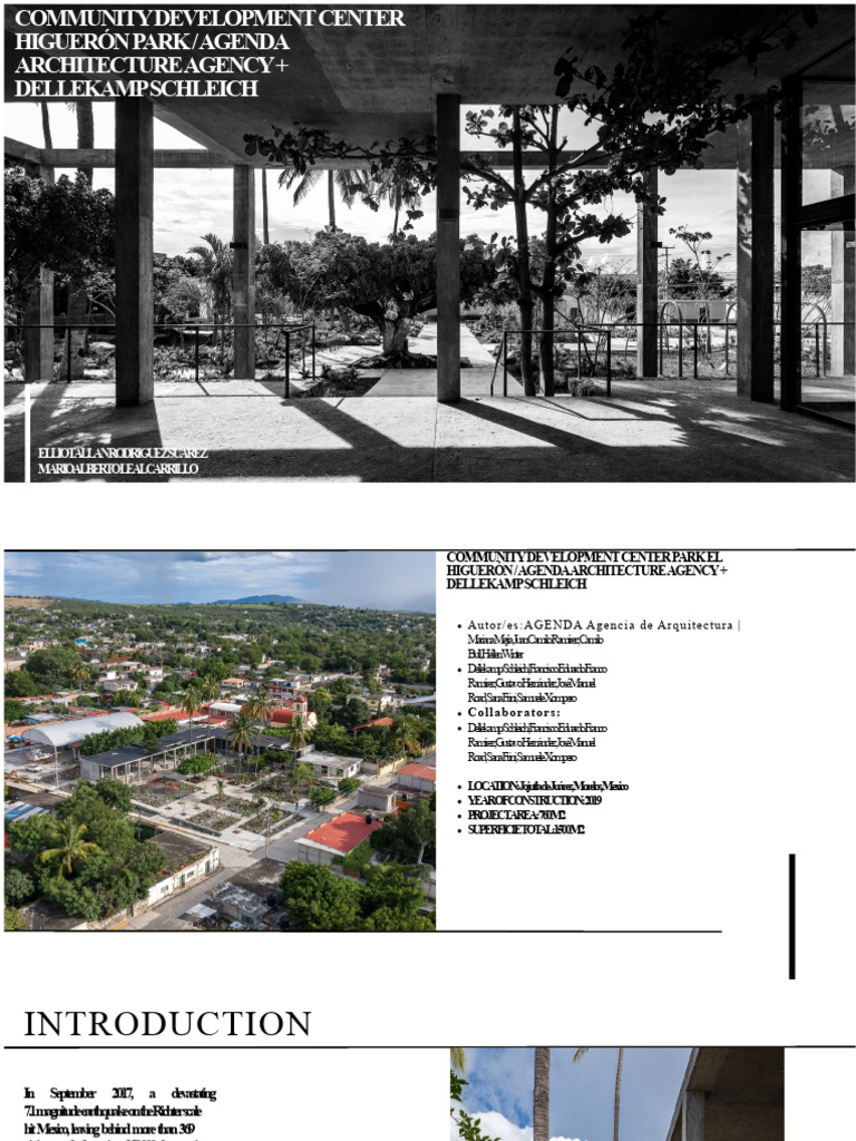 Community Development Center Parque El Higuerón AGENdA Architecture ...