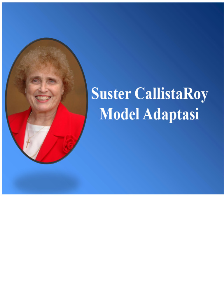 SISTER CALLISTA ROY - Teori Adaptasi - 1 | PDF
