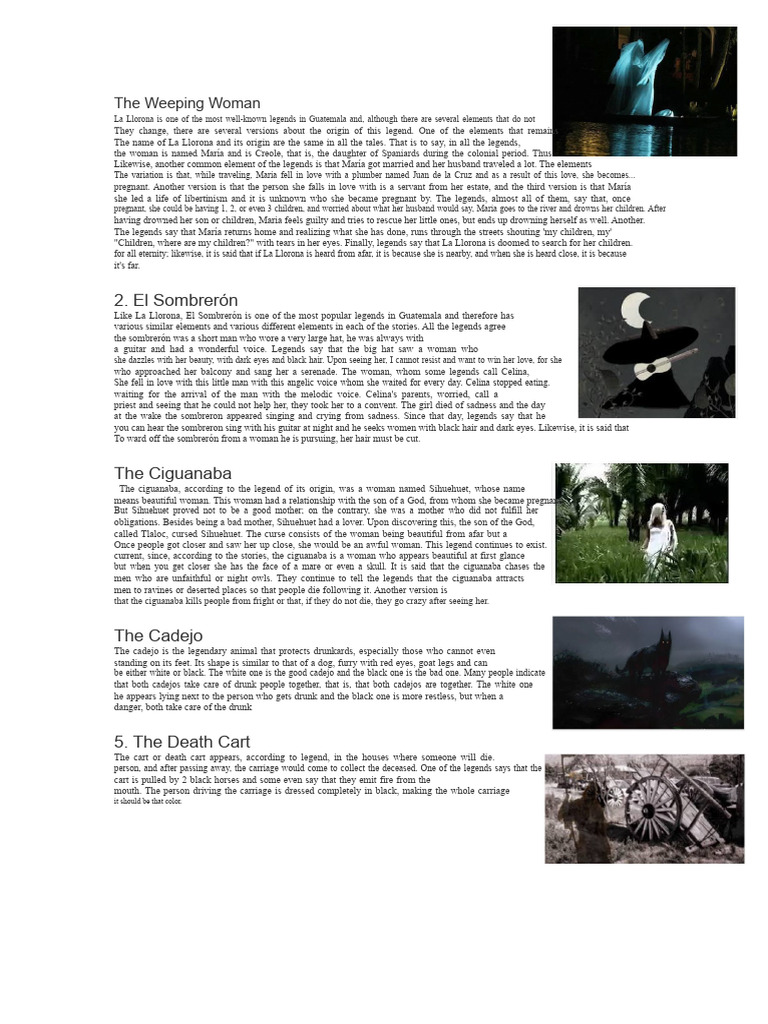 5 Short Legends | PDF | Traditional Stories | Folklore