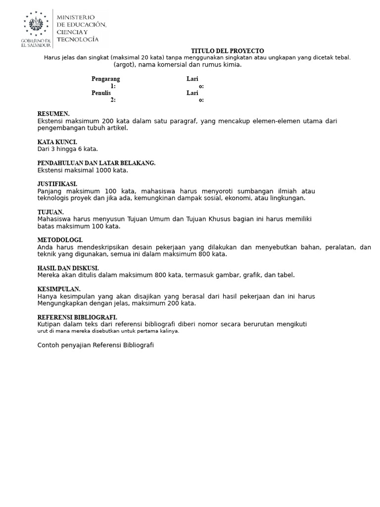 Format Nota Ilmiah | PDF