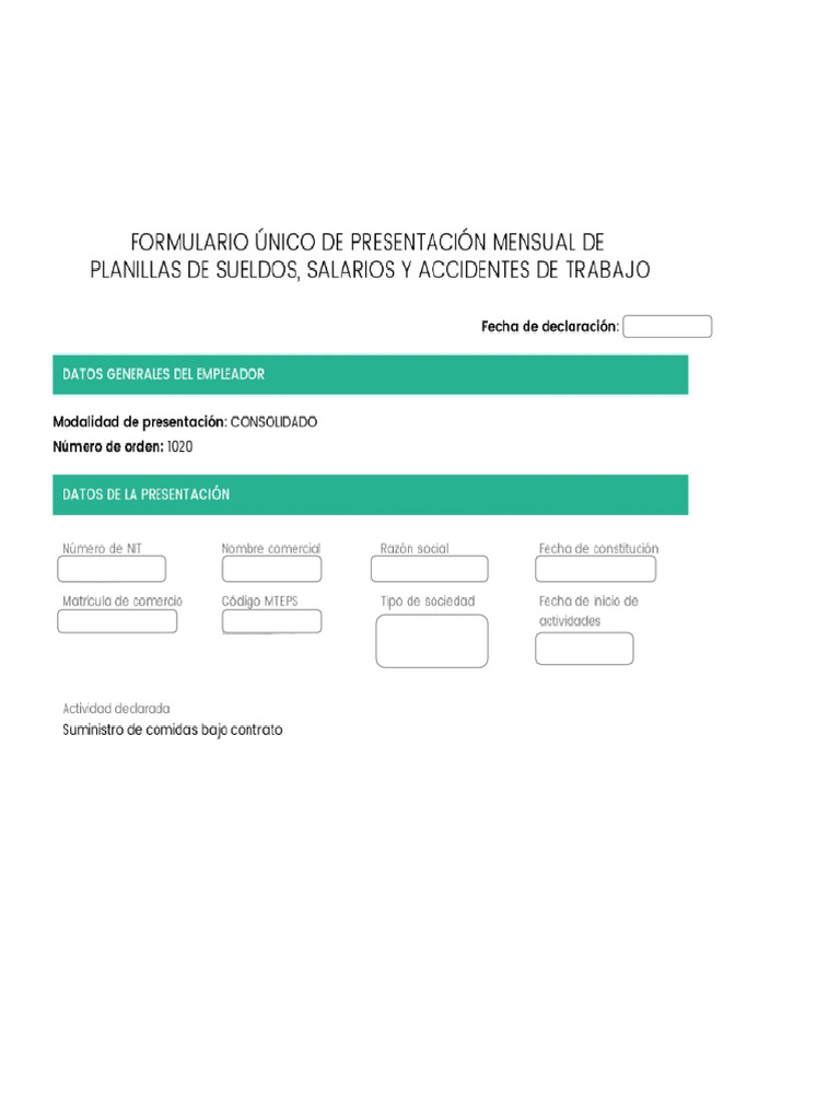 Formulaires Entreprise | PDF