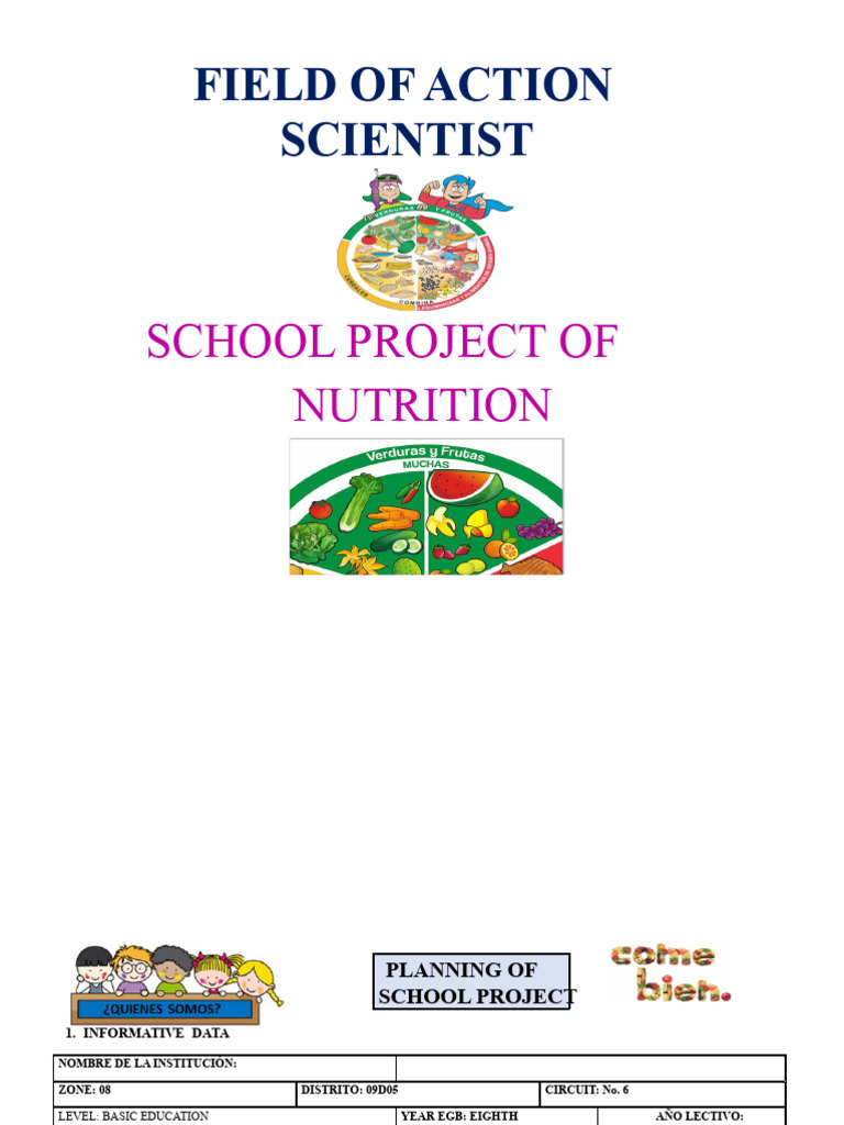 School Nutrition Project Overview | PDF | Nutrition | Diet & Nutrition