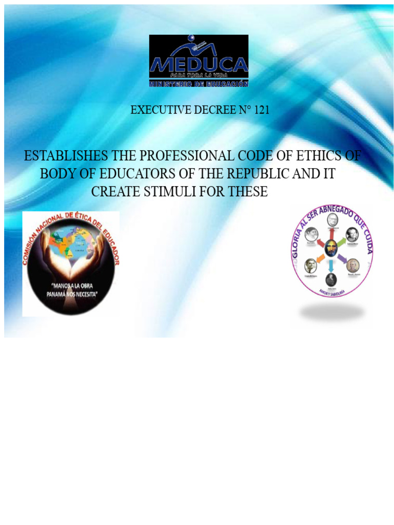 Code of Ethics of The Panamanian Teacher | PDF | Social Psychology ...