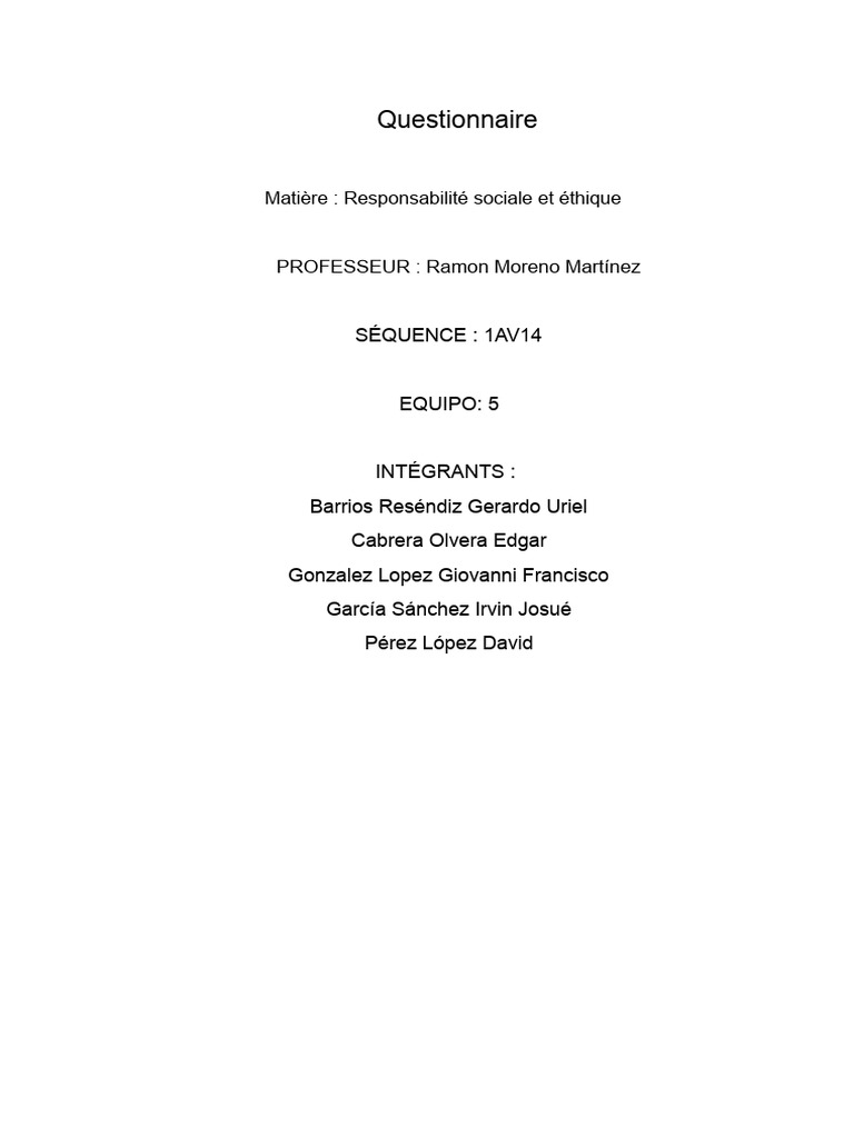 Questionnaire sur l'éthique et l'eudémonisme | PDF | Vertu | Aristote