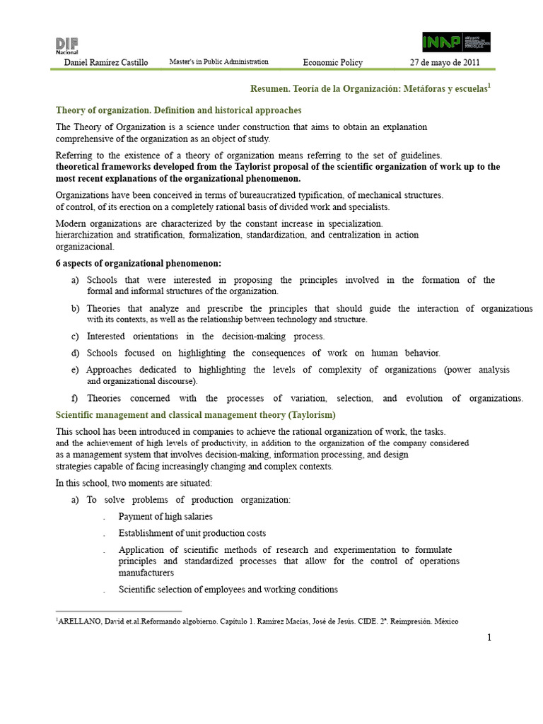 Theory of Organization, Metaphors and Schools - Book by David Arellano ...