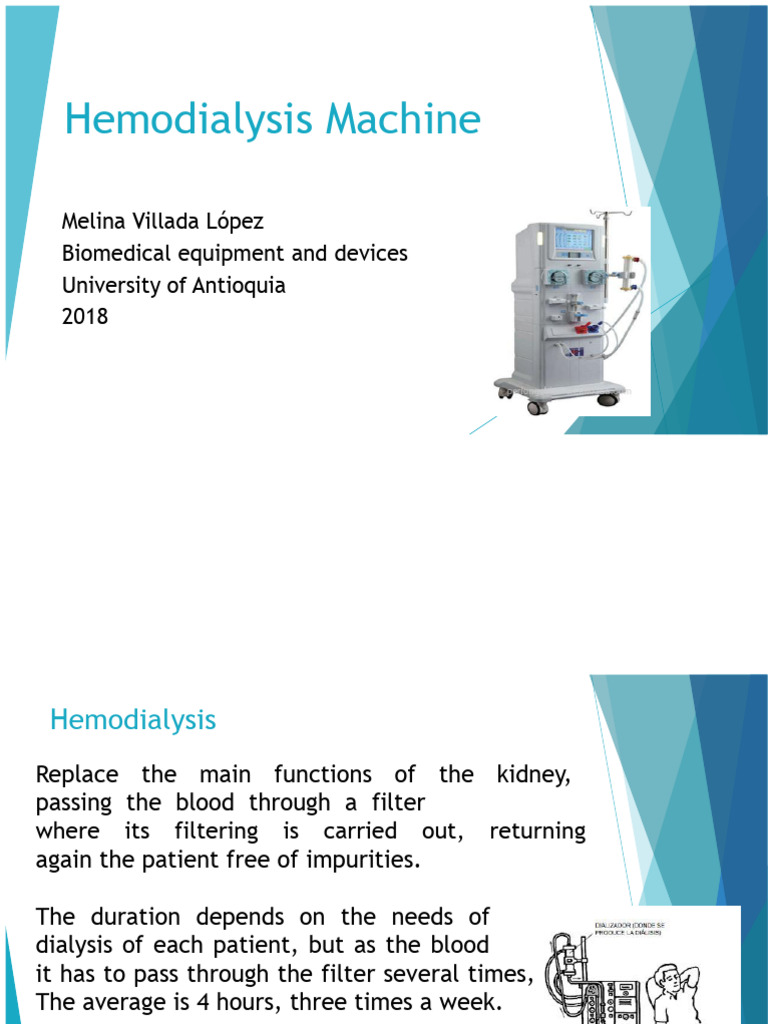 Hemodialysis Machine | PDF | Hemodialysis | Medical Specialties