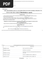 Growth Promotion Test: USP Guidelines | PDF