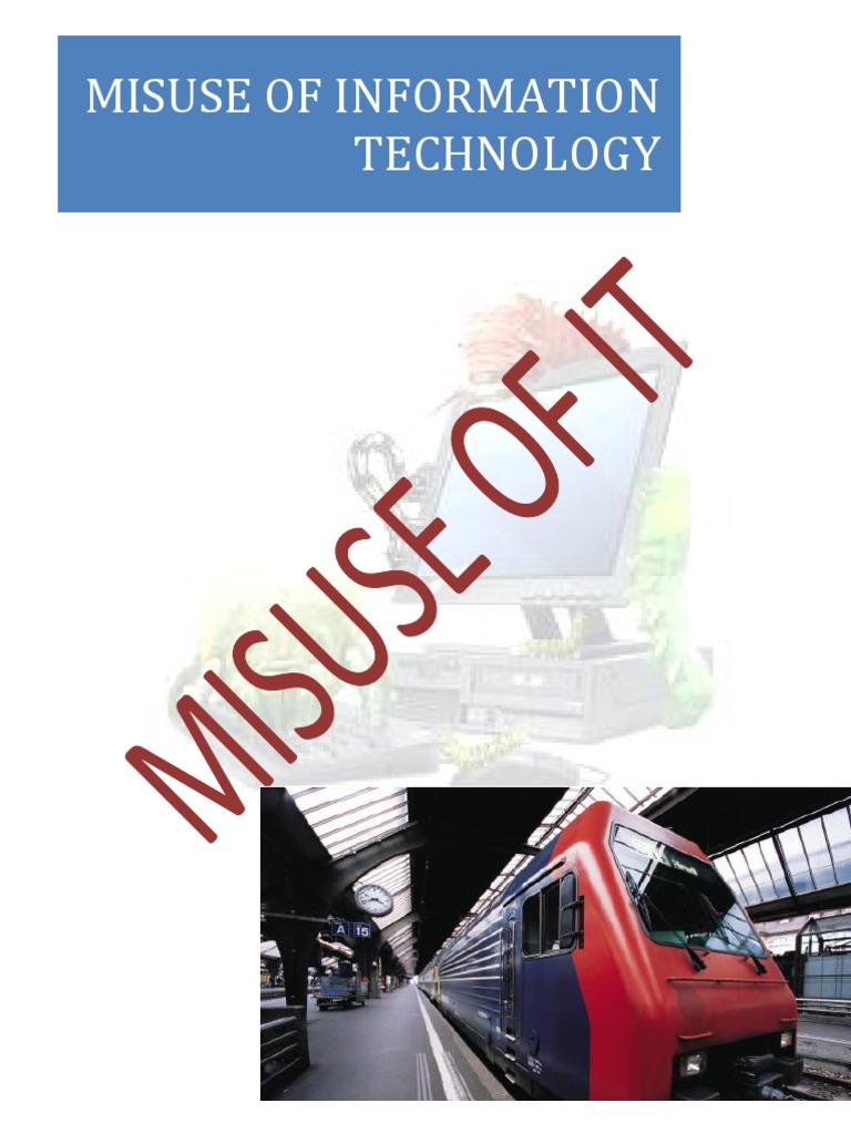 Misuse of IT | PDF | Resource | Internet