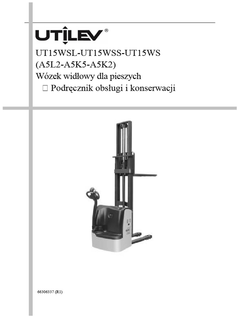 Utilev Ut15ws - Podręcznik Obsługi I Usterki | PDF