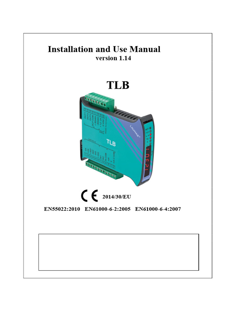 F8330 TLB Manual EN | PDF | Pipe (Fluid Conveyance) | Electrical ...