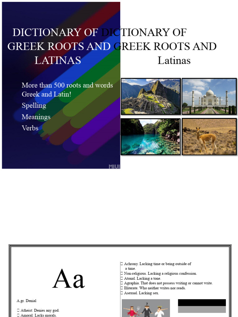 Greek and Latin Roots Dictionary | PDF | Heart