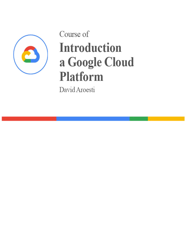 Introduction to Google Cloud Platform | PDF | Cloud Computing | Data Center