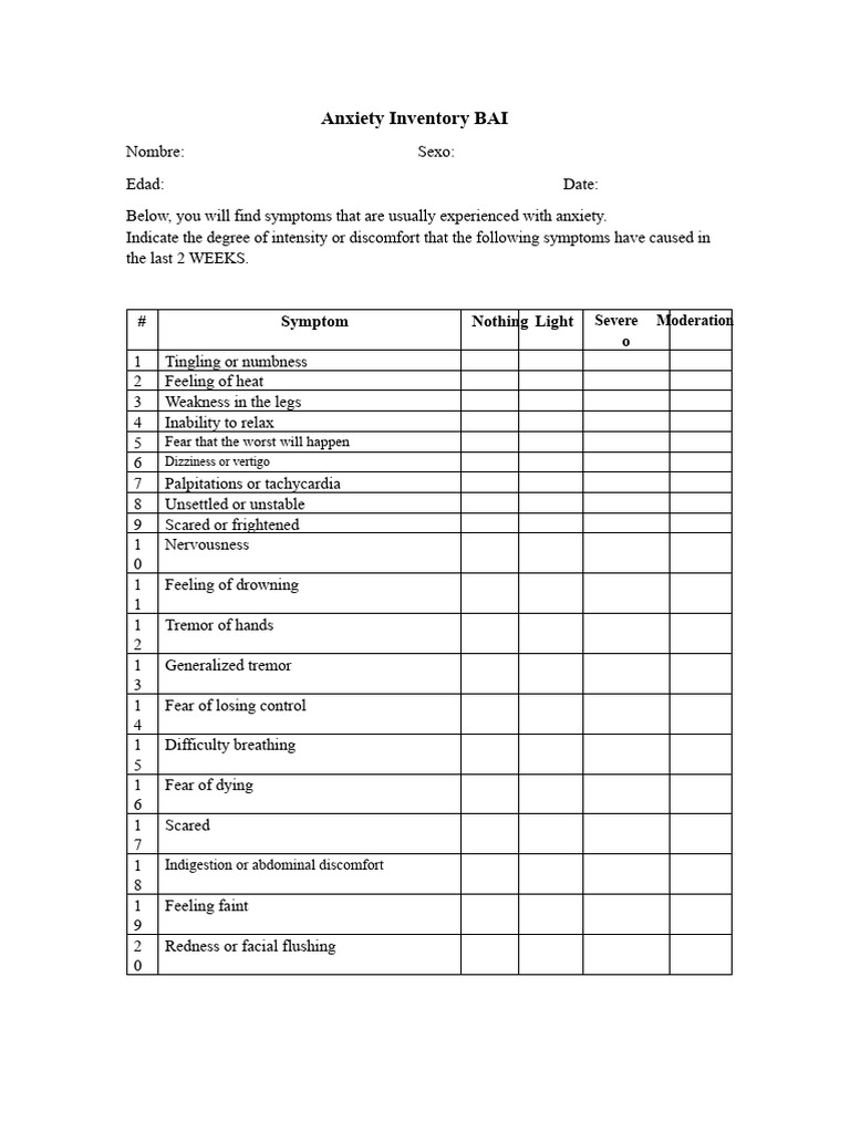 BAI - With A Table For Interpretation | PDF