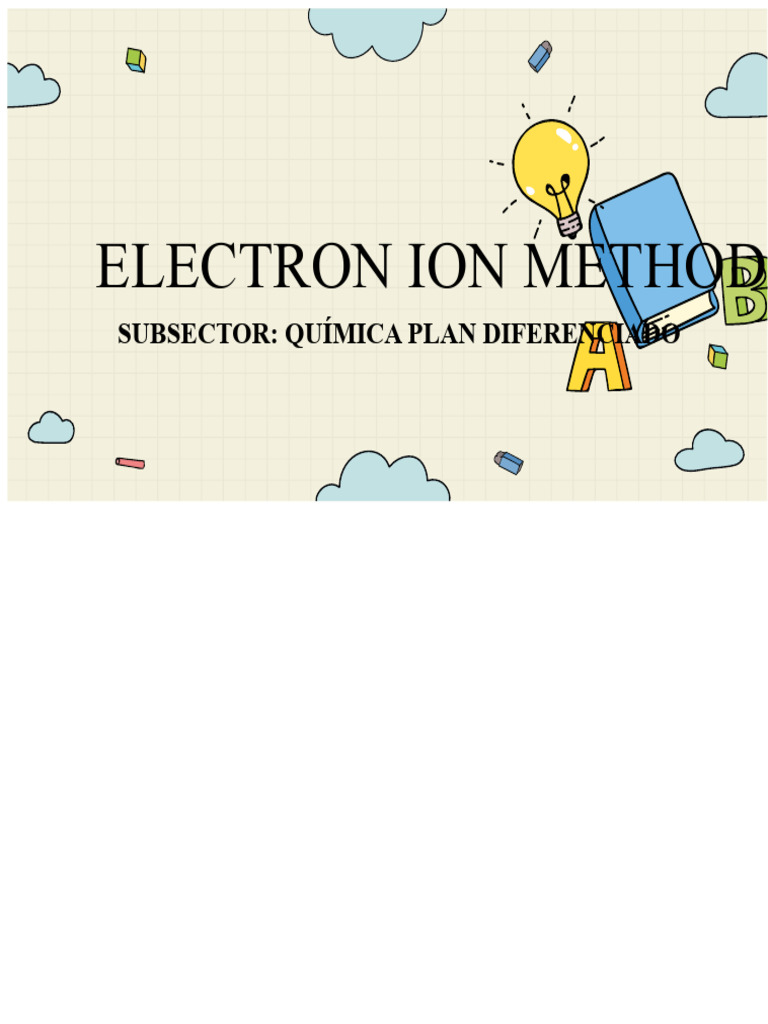 Full Electron Ion Method | PDF | Redox | Hydroxide