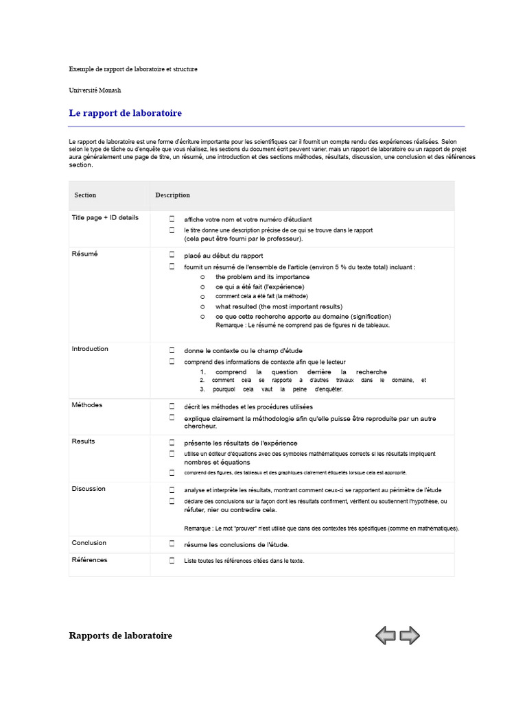 Guide complet du rapport de laboratoire | PDF | Pression | Température