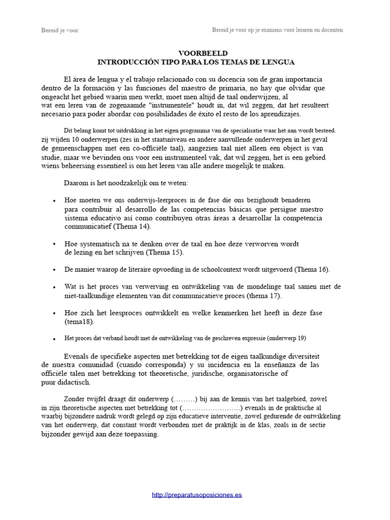 Voorbeeld Inleiding Conclusie PDF | PDF